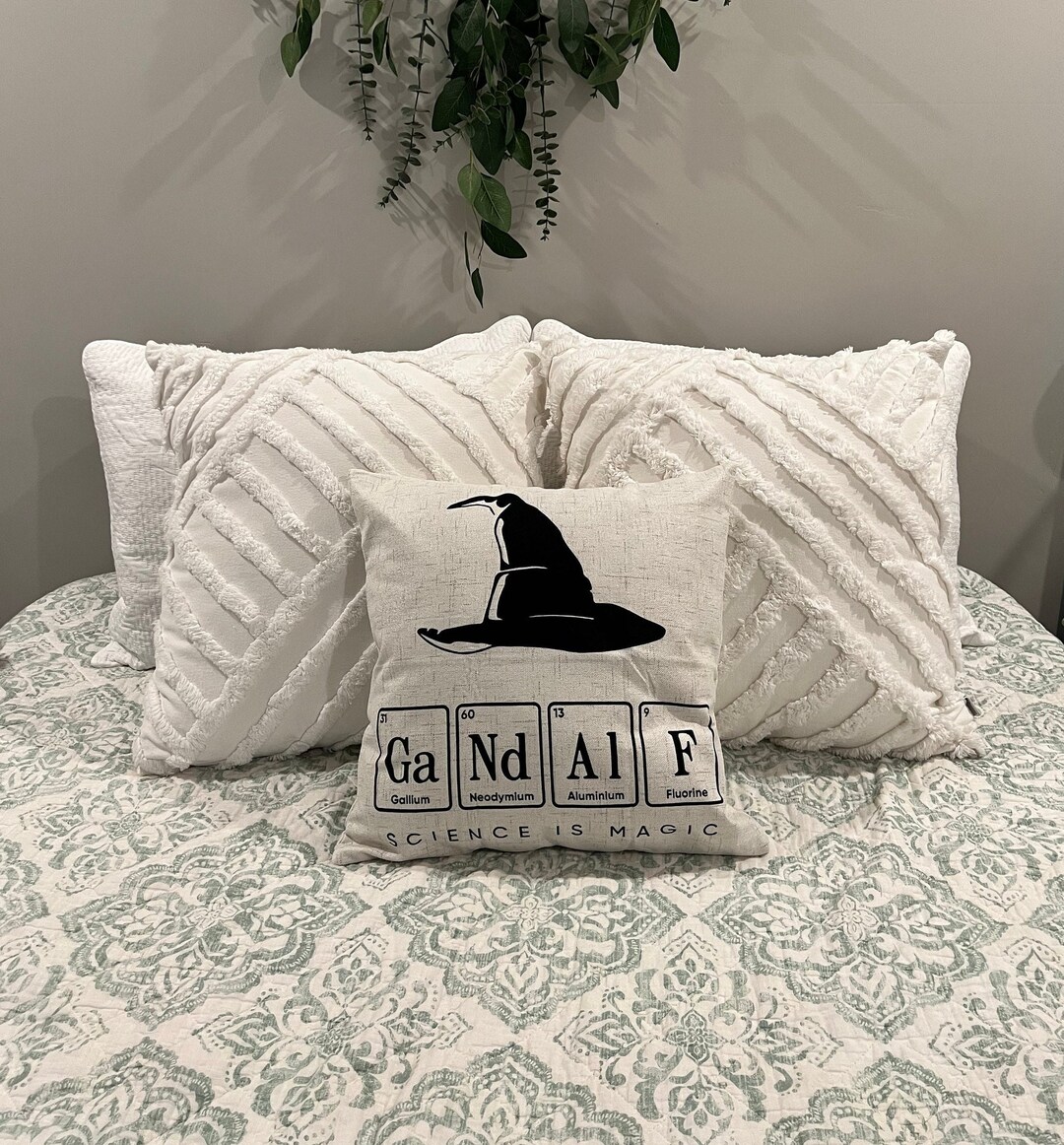 Gandalf Elements / Lord of the Rings/ Pillow Cover / Nerd Pillows ...