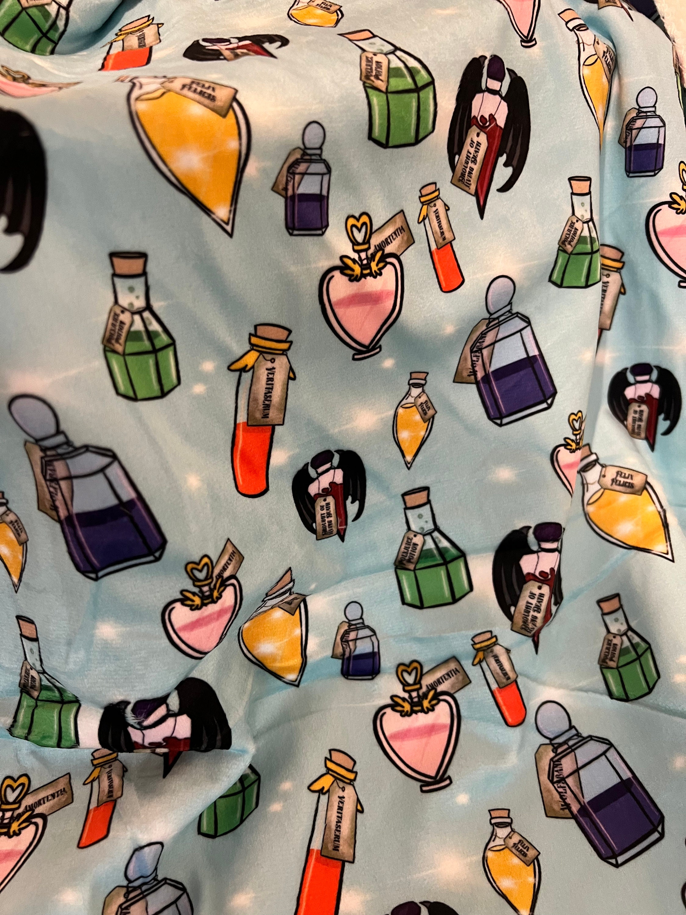 Harry Potter Magic Potions Hogwarts Baby Blanket Lovey - Etsy