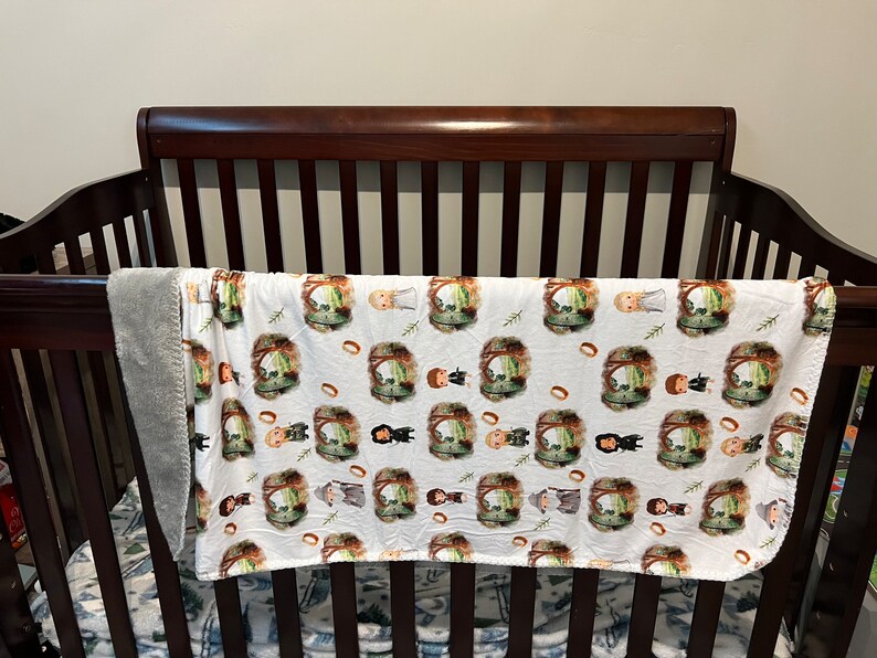Lord of the Rings Hobbit Hole Baby Blanket Lovey - Etsy
