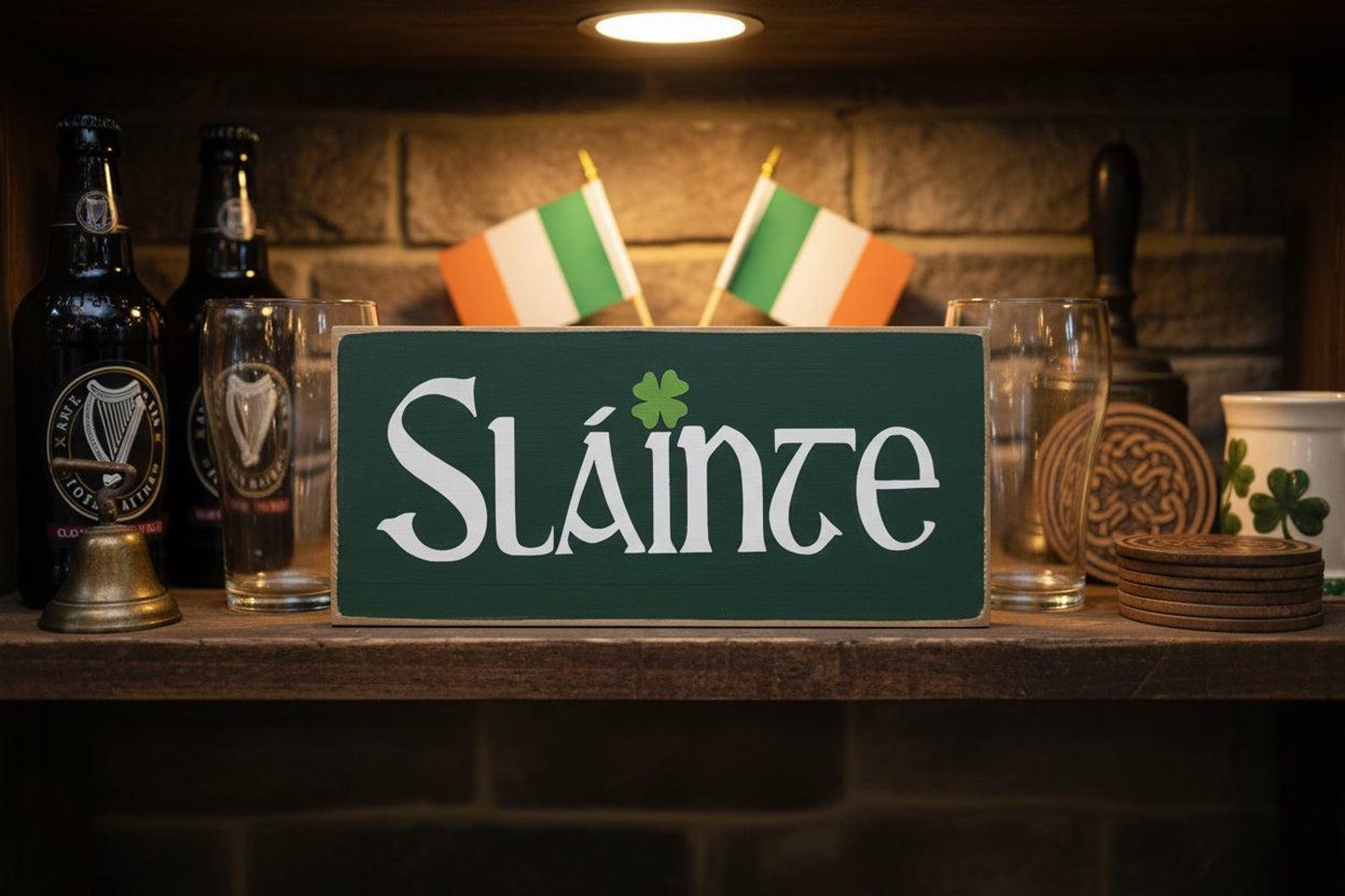 Slainte Wooden Sign - Etsy