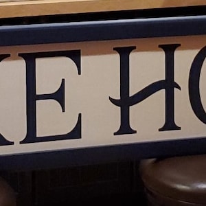 Lakehouse Six Foot Long Wooden Lake Sign - Etsy