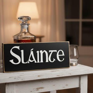 Slainte Wooden Sign - Etsy