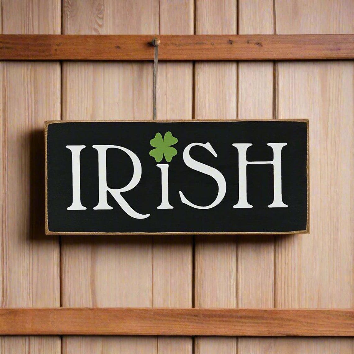 Irish Wooden Sign - Etsy
