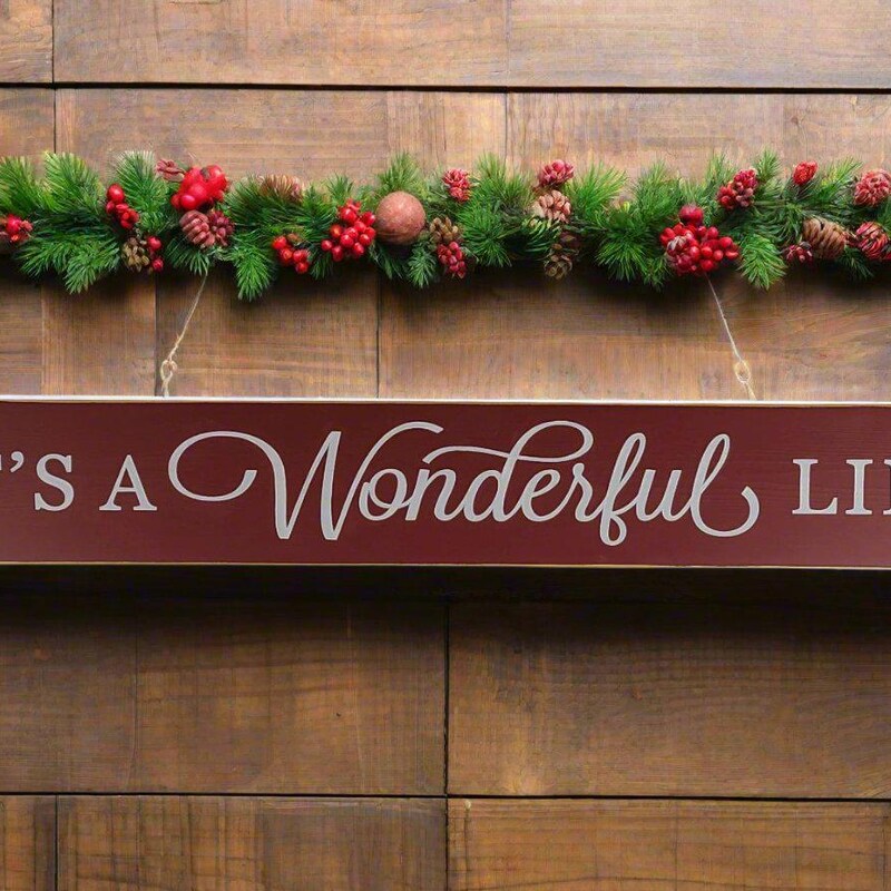 Wonderful Life Sign - Etsy