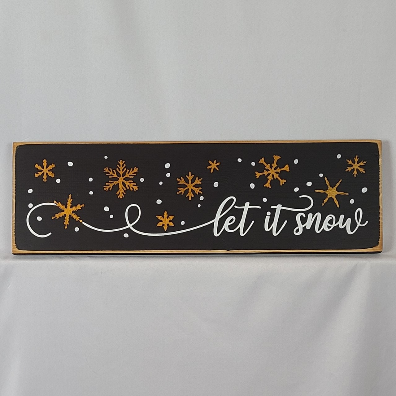 Let It Snow Wooden Sign - Etsy