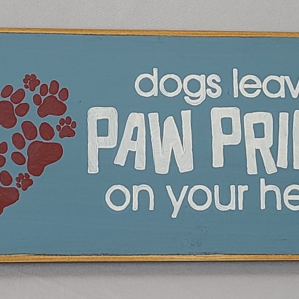 Dogs Leave Paw Print - Etsy