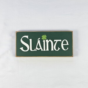 Slainte Wooden Sign - Etsy