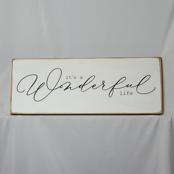 It's a Wonderful Life Sign - Etsy