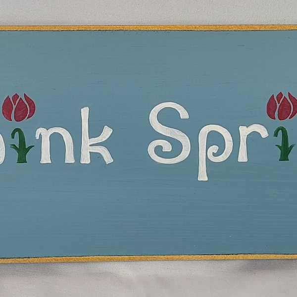Think Spring Sign - Etsy