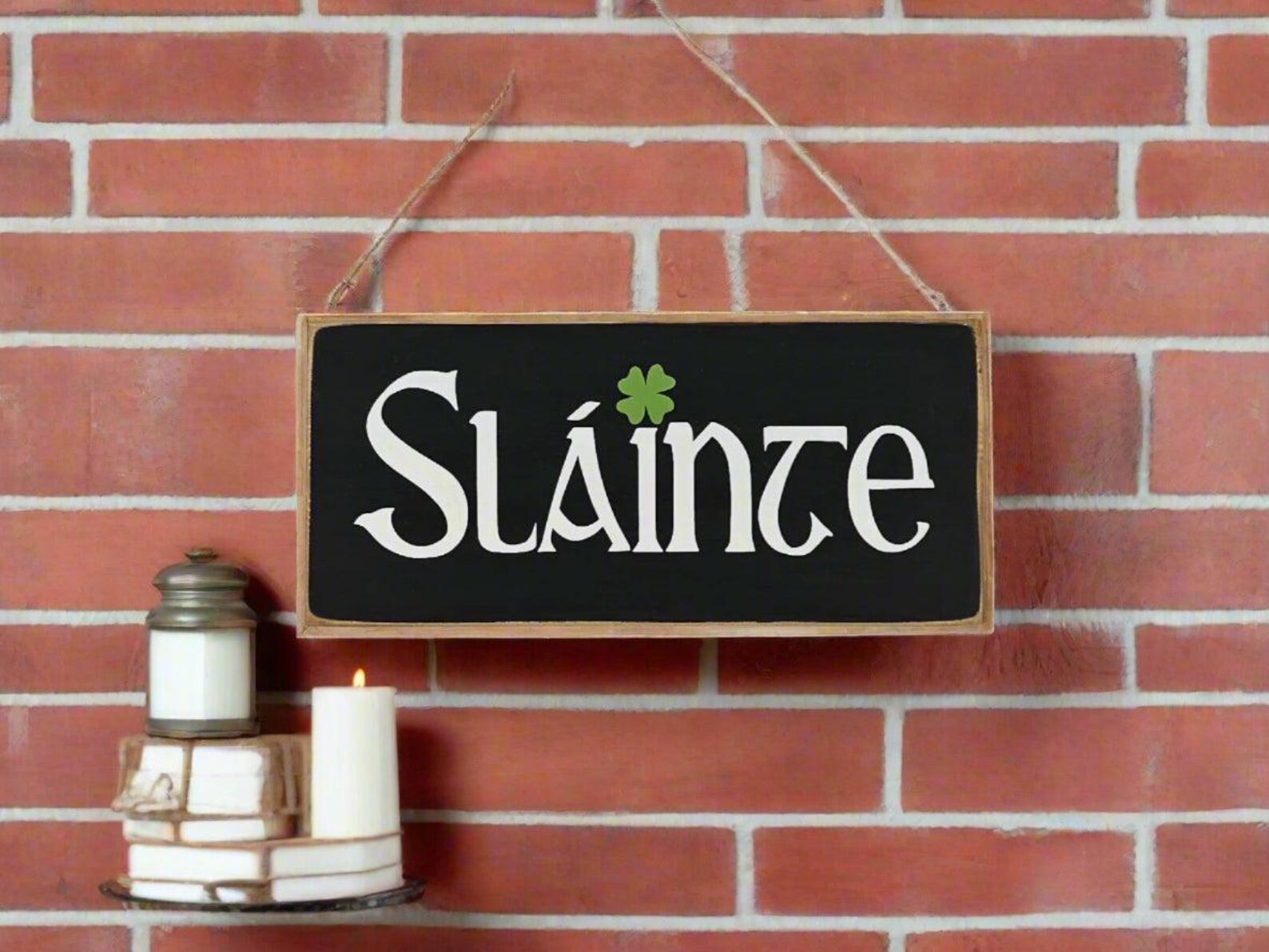 Slainte Wooden Sign - Etsy