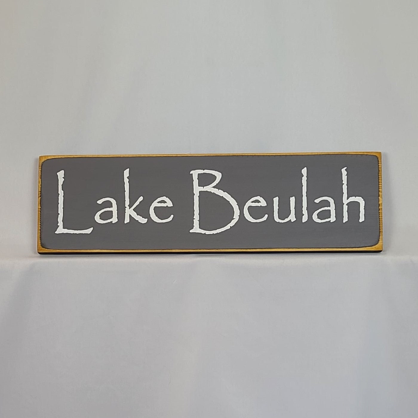 Lake Beulah Wooden Sign - Etsy