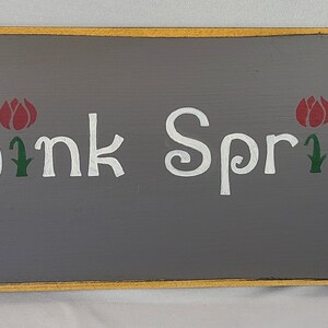 Think Spring Wooden Sign - Etsy
