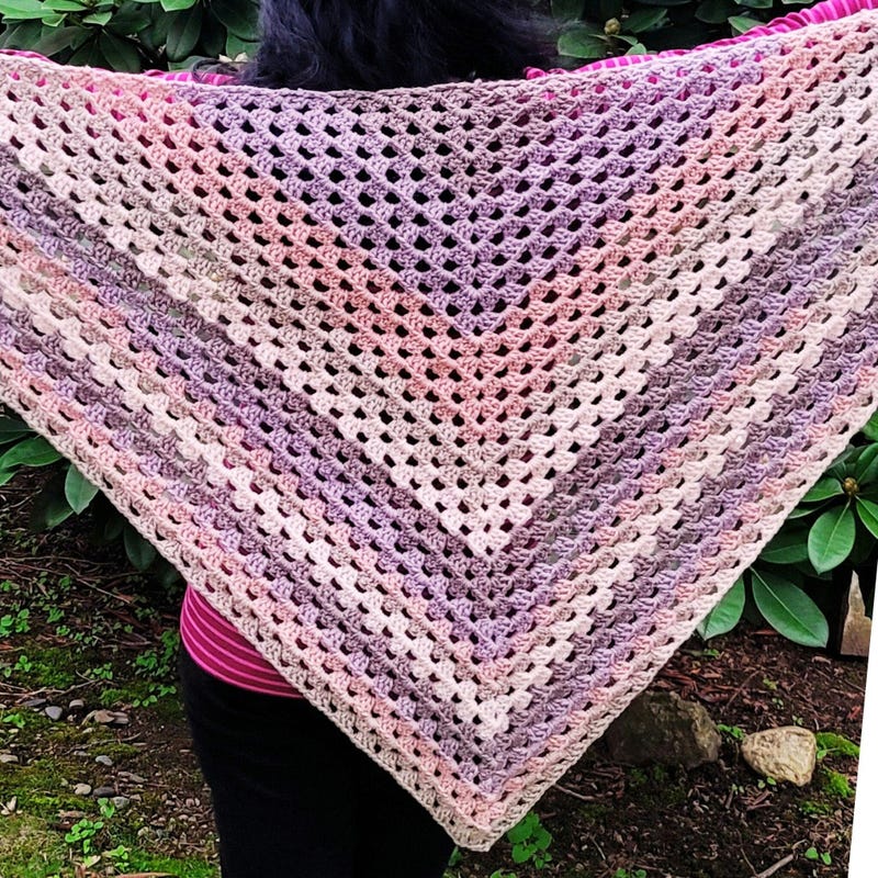 Lavender Shawl - Etsy