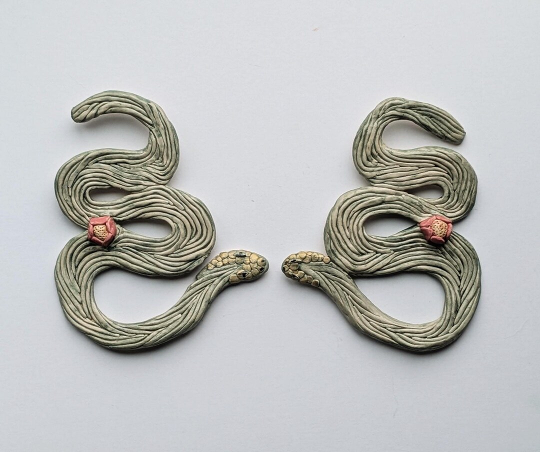 Ceramic Grass Snakes Wall Sculpture - Etsy