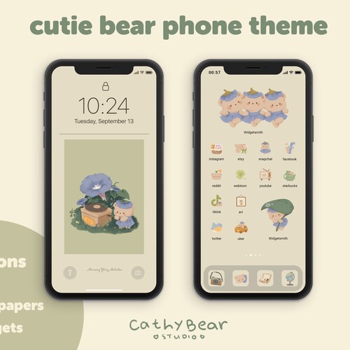 Cute Cottagecore App Icon Set Kawaii Aesthetic for Android - Etsy
