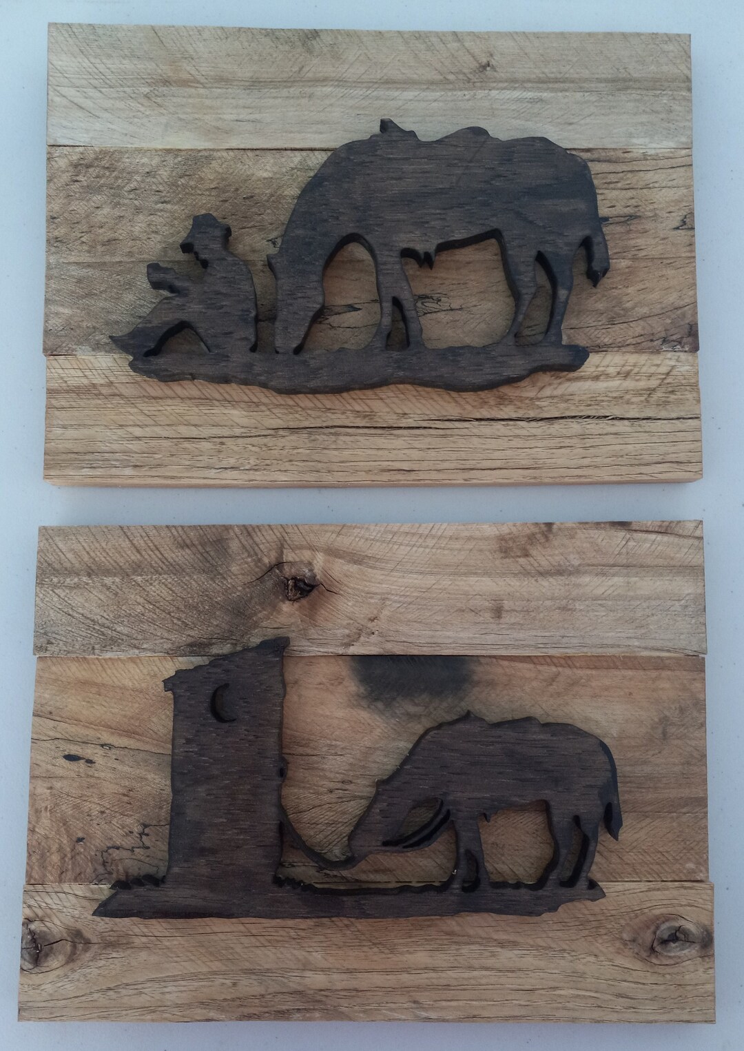 Cowboy, Horse, Outhouse - Etsy