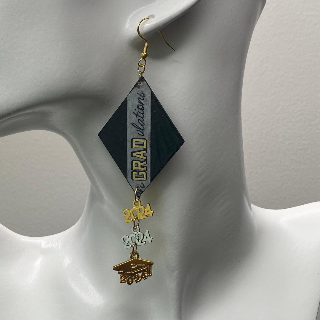 Statement Graduation Earrings - Etsy