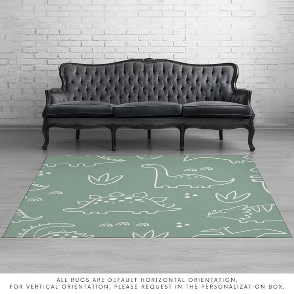 Dinosaur Rug - Etsy