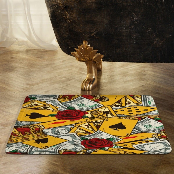 Poker Bath Mat - Etsy