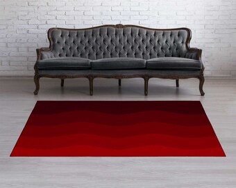 Gradient Waves Rug - Etsy