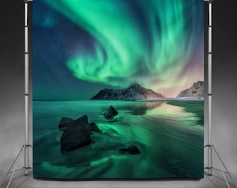 Northern Lights Backdrops - Etsy