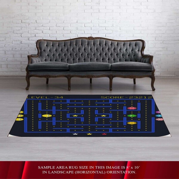 80s Game Concept Rug - Etsy