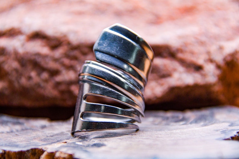 Stainless Steel Pickle Fork Ring - Etsy