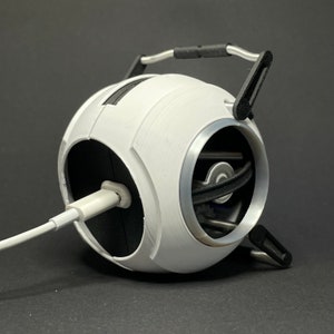Portal Wheatley Figure – 3D Printed Model With LED Light – Moving ...