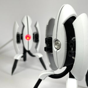 Sentry Turret From Portal - 3D Printed Model With LED Lighting - Video ...