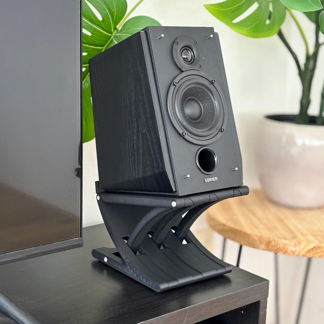 Adjustable Speaker Stand – 3D Printed Riser for Stereo Systems ...