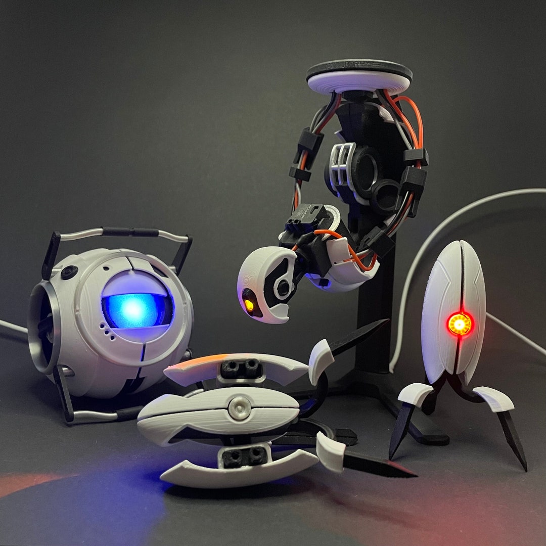 Portal Miniature Collection - 3D Printed Models With Integrated LED ...