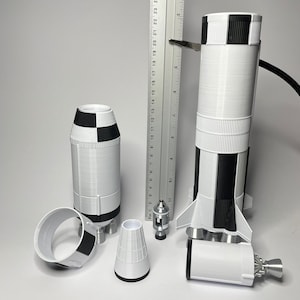 Saturn V Model Rocket Kit 3D Printed Magnetic Toy Space Decorations ...