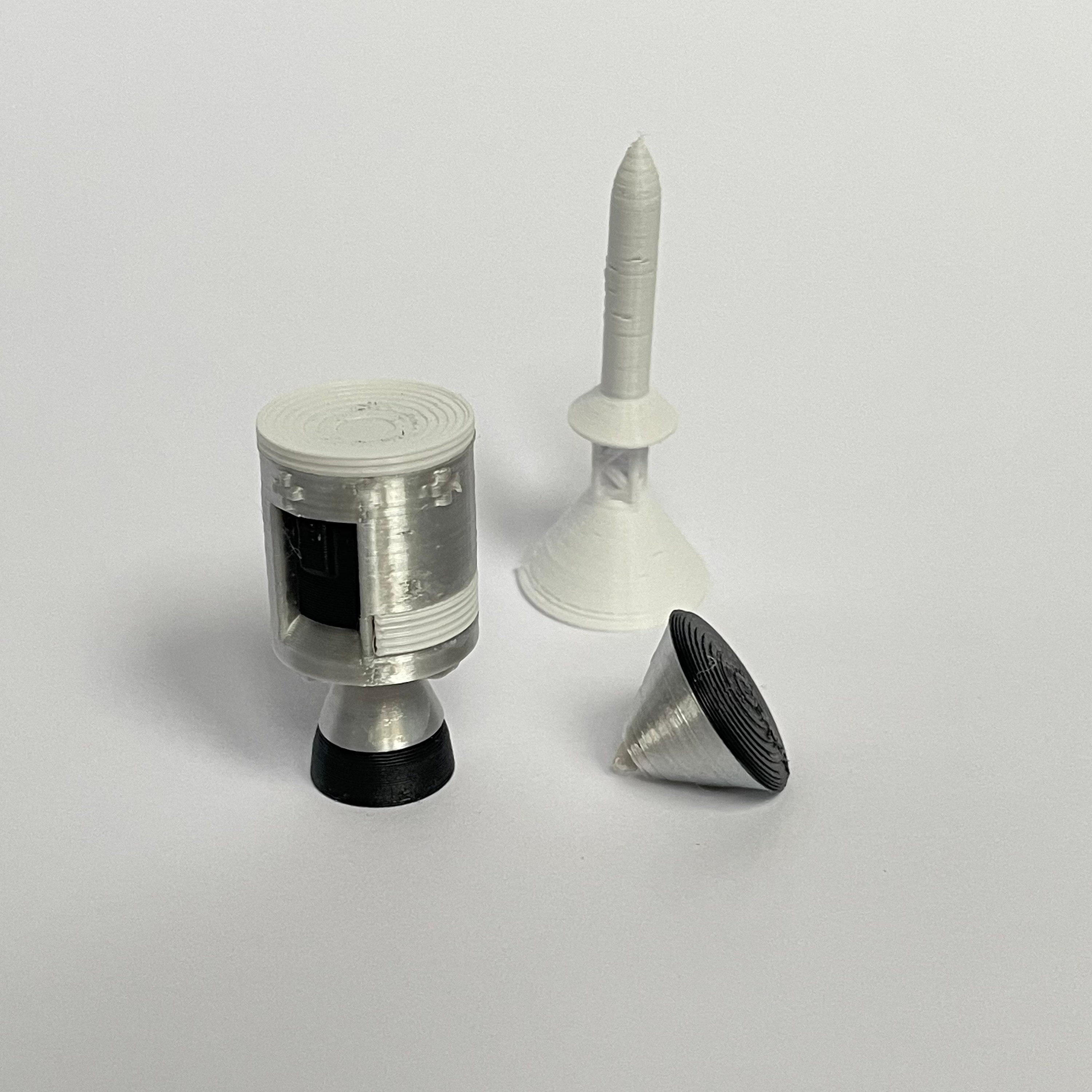 Saturn V Model Rocket Kit 3D Printed Magnetic Toy Space Decorations ...