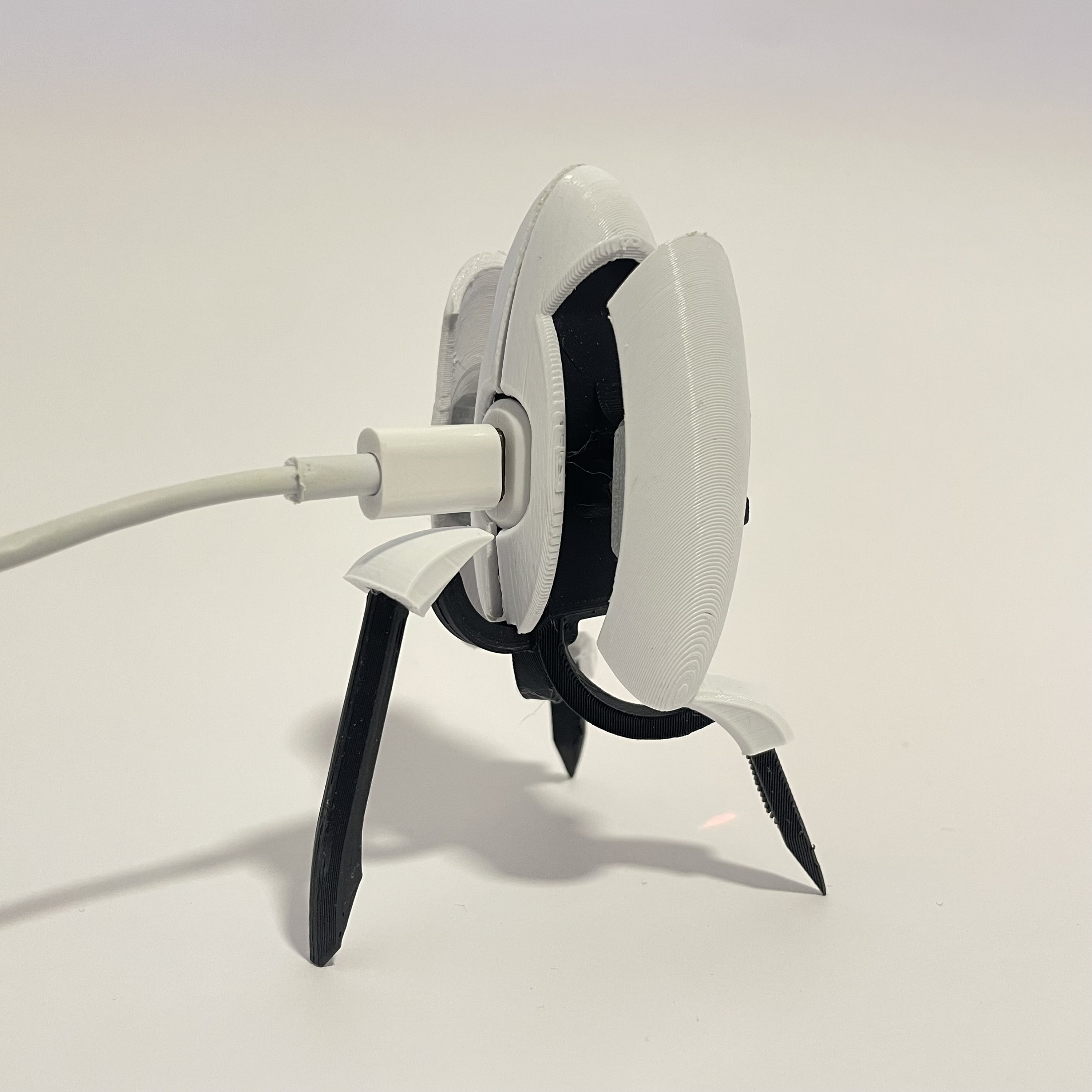 Sentry Turret From Portal 3D Printed Model With LED Lighting Video Game ...