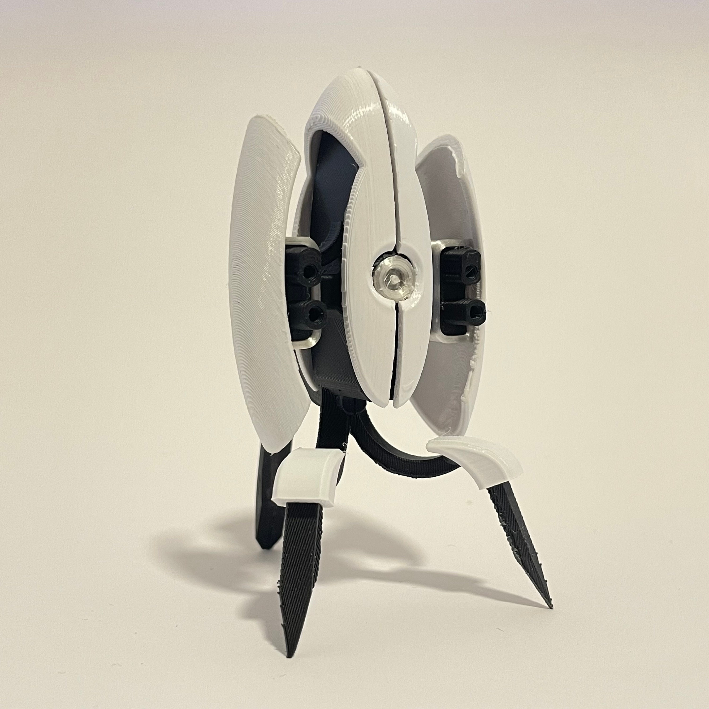 Sentry Turret From Portal 3D Printed Model With LED Lighting Video Game ...