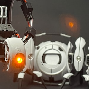 Portal Miniature Collection 3D Printed Models With Integrated LED ...