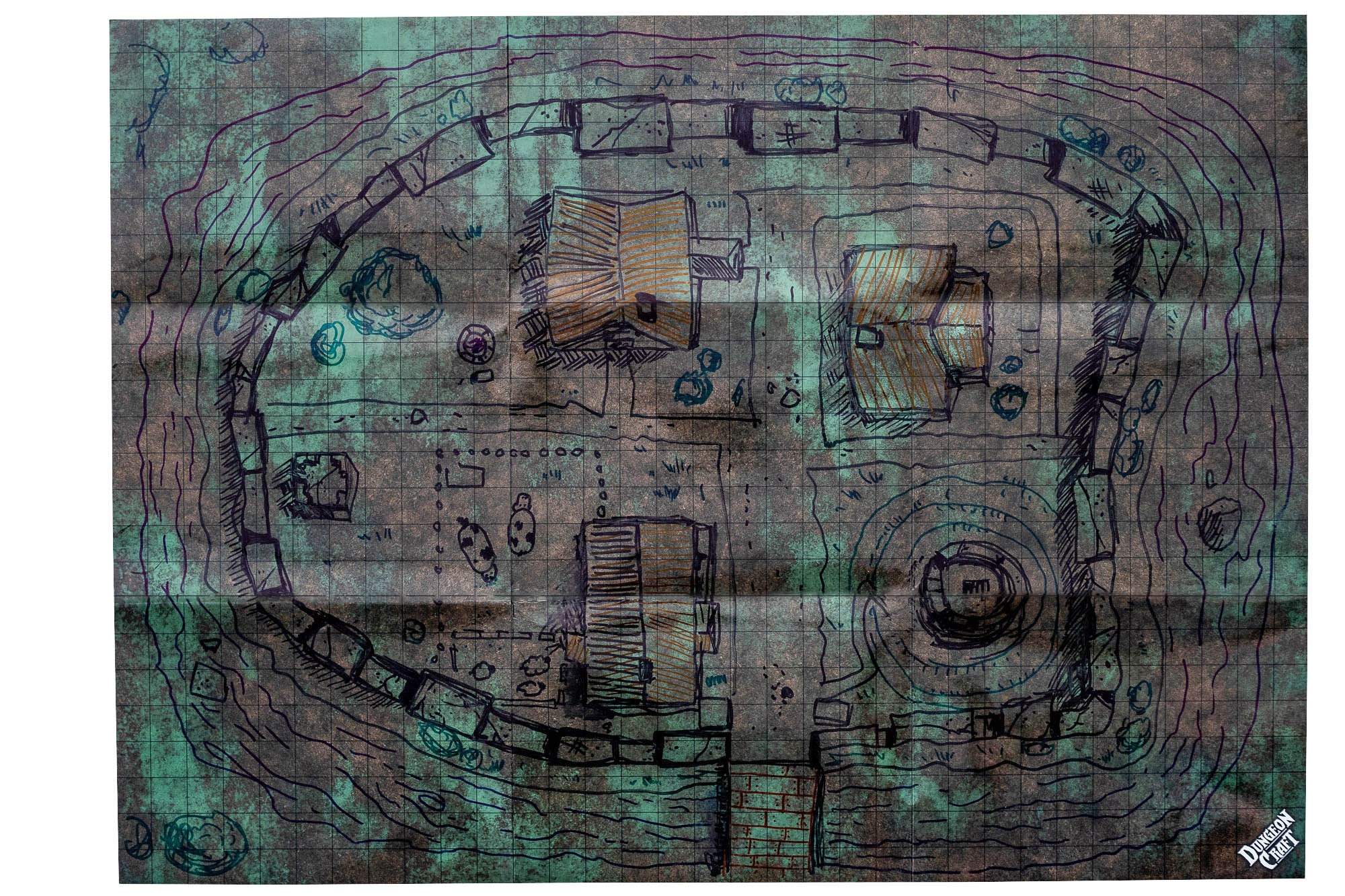 Turned Earth Battle Map, RPG Tabletop Terrain, Fantasy Gaming Maps ...