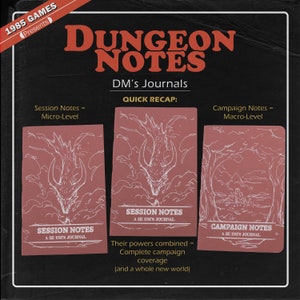 Dnd Player’s Journal – Campaign Template and Session Logbook for Dms - Etsy