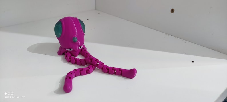 Articulated Tentacool 3d Print Fidget Toy - Etsy Canada