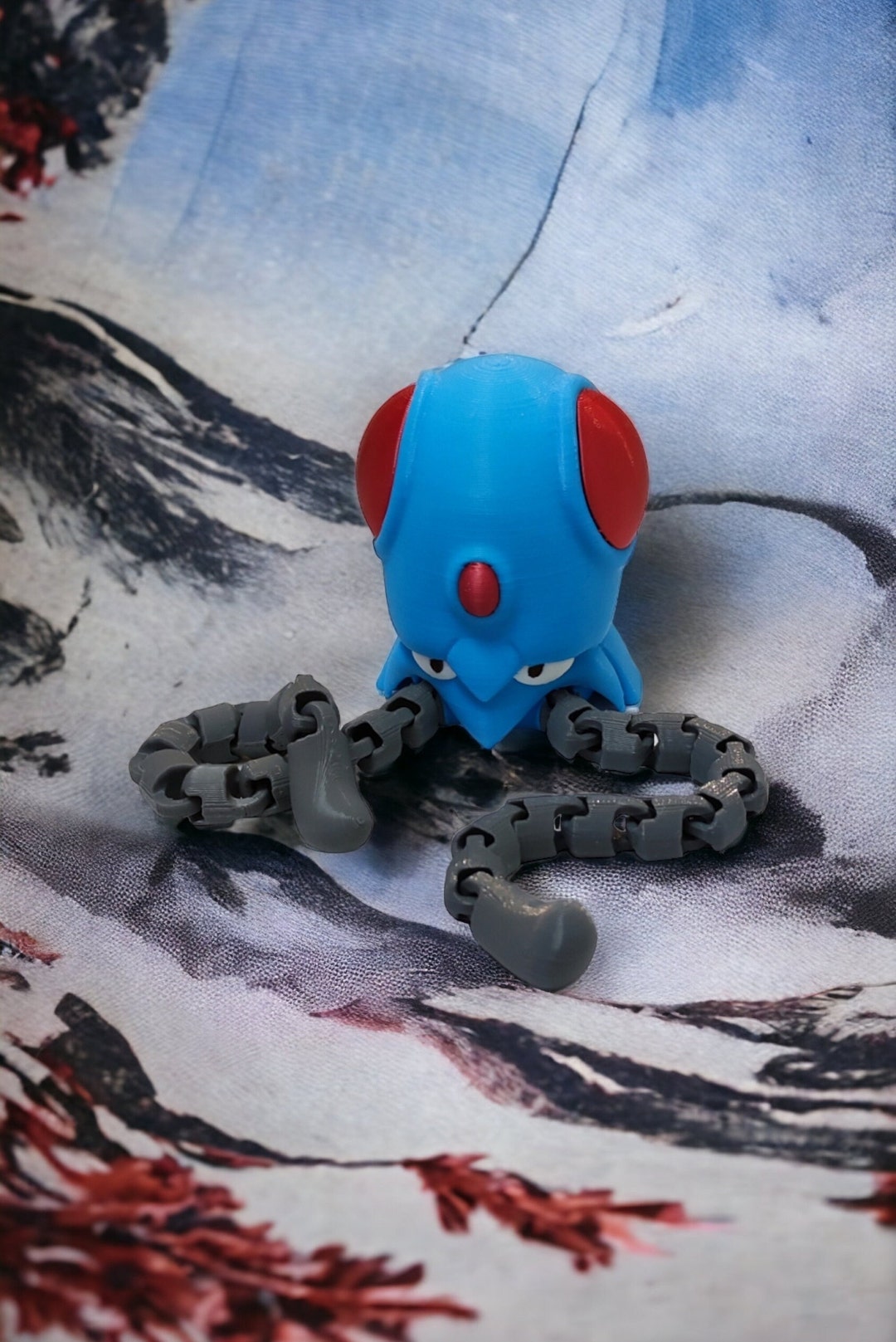 Articulated Tentacool 3d Print Fidget Toy - Etsy