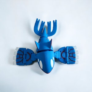 KYOGRE 3d Articulated Figure MULTICOLOR 3d PRINT - Etsy