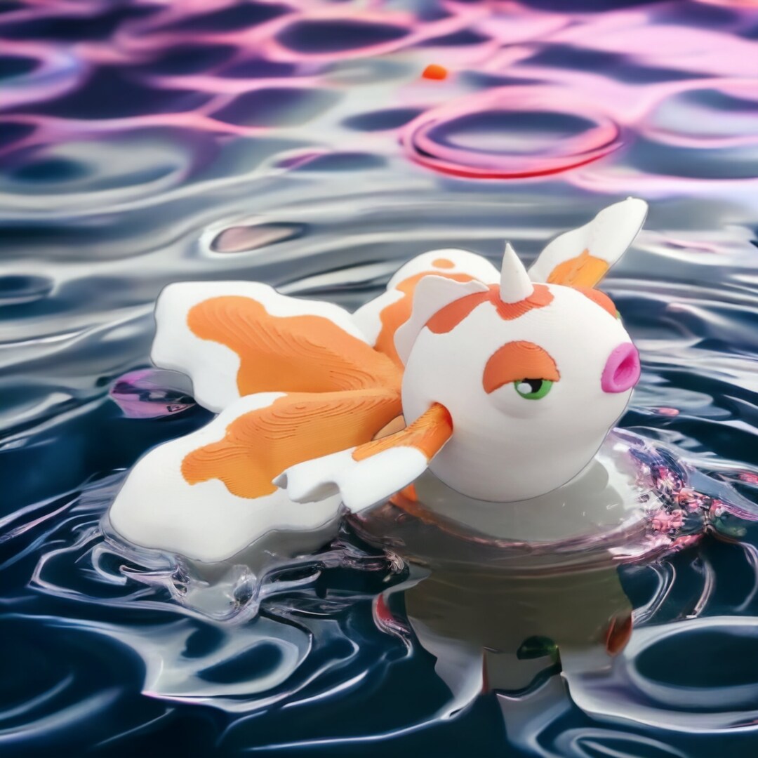 GOLDEEN 3d Articulated Figure MULTICOLOR 3d PRINT - Etsy