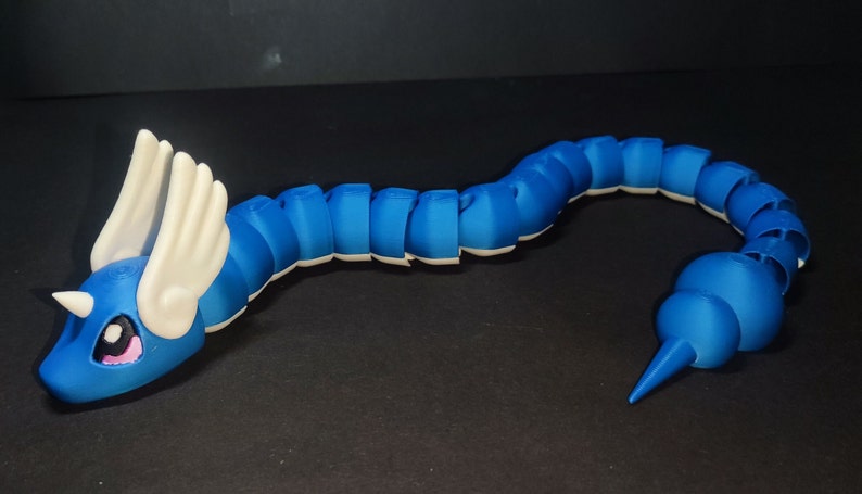 Articulated Dragonair MULTICOLOR 3d Print Fidget Toy - Etsy