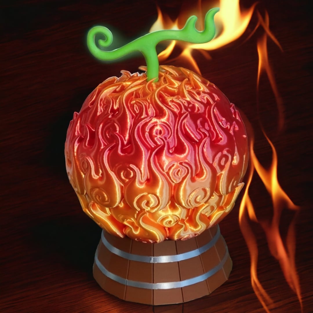 Mera Mera No Mi Replica "flame" Devil Fruit Anime Gift Ace - Etsy
