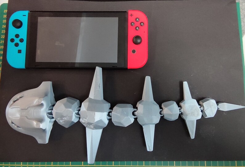 Articulated Steelix MULTICOLOR 3d PRINT Fidget Toy - Etsy