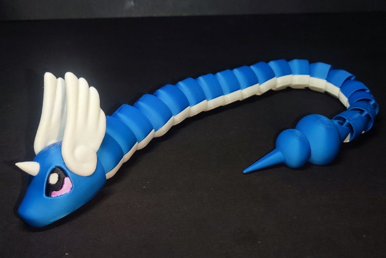 Articulated Dragonair MULTICOLOR 3d Print Fidget Toy - Etsy
