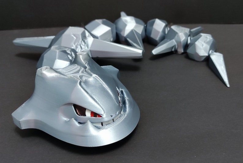 Articulated Steelix MULTICOLOR 3d PRINT Fidget Toy - Etsy