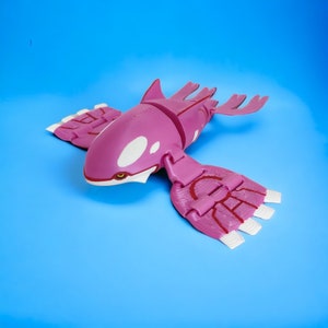 KYOGRE 3d Articulated Figure MULTICOLOR 3d PRINT - Etsy
