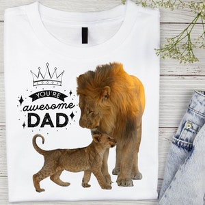 You Are Awesome Dad| Little Lion| Father's Day| Newborn Clothes| Dad ...