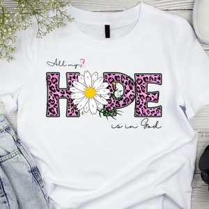 Hope Sublimation PNG| Hope Breast Cancer| Hope Breast Cancer Awareness ...